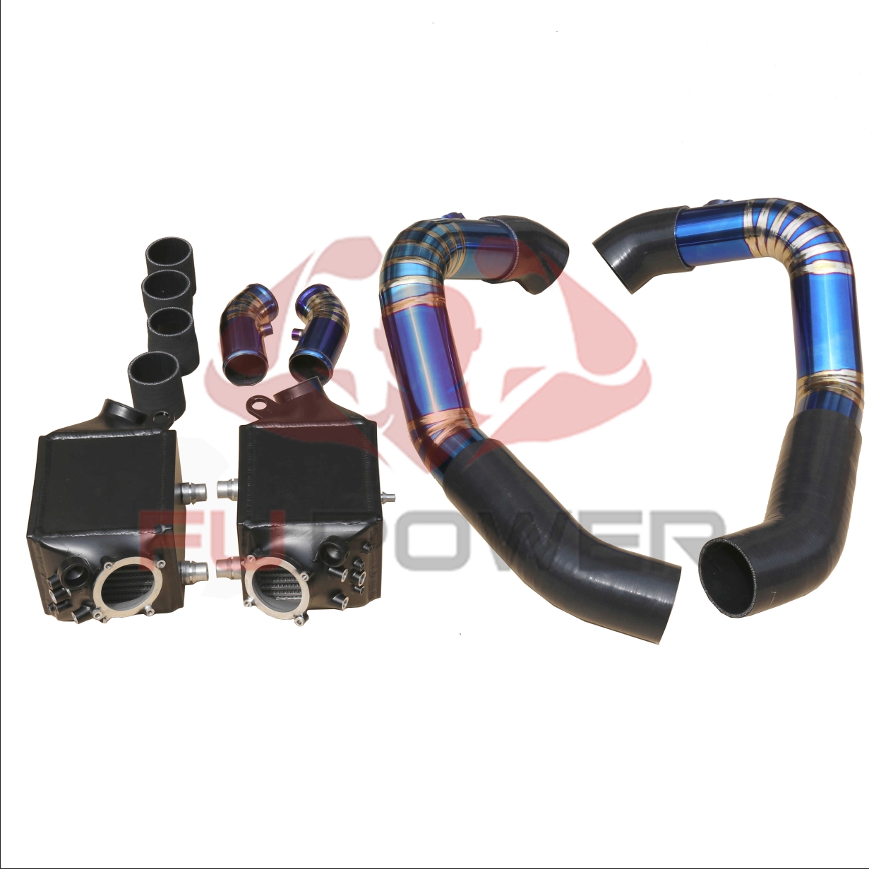 Charge pipe KIT M5 M6 F10 F12 F06 Front mount air intake FILTERS ...