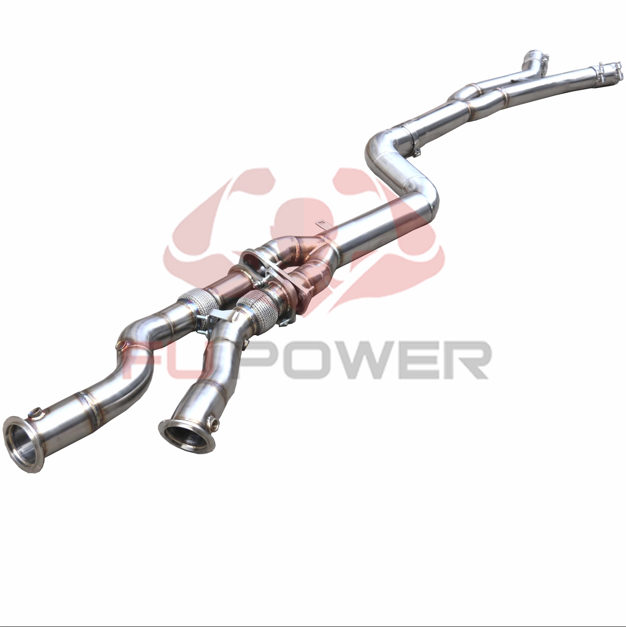 Exhaust downpipe for BMW X3M X4M F98 F97 midpipe