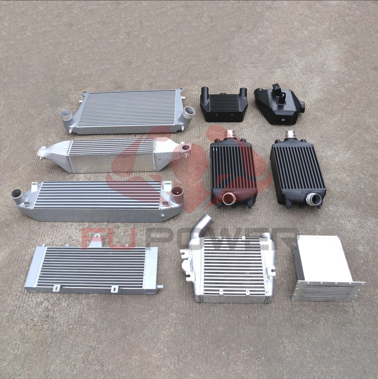 Custom intercooler FOR Nissan Patrol ZD30/A3 VW Golf MK7/KAWASAKI 250X ...