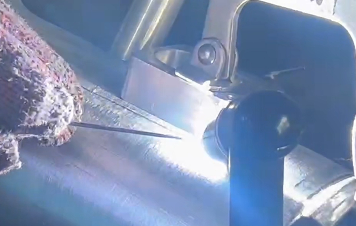 Exhaust pipe welding process