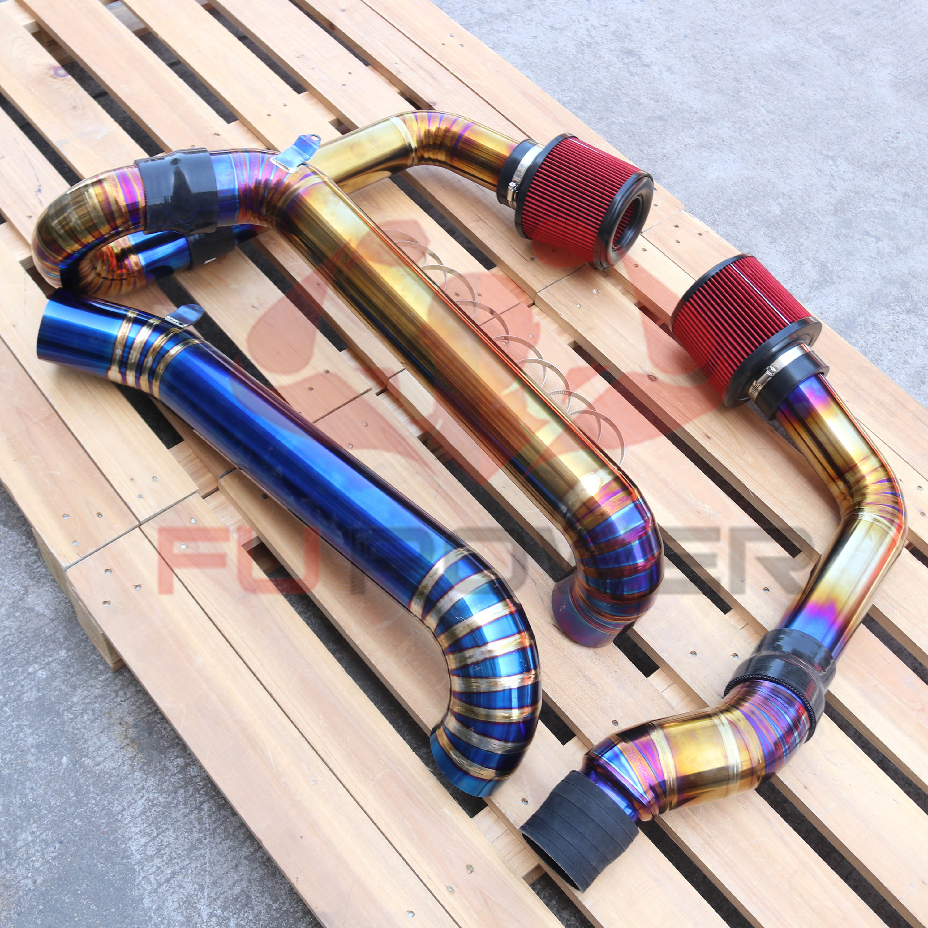 BMW G80 G82 M3 M4 FULL TITANIUM Front Mount Intake Competition S58 ...