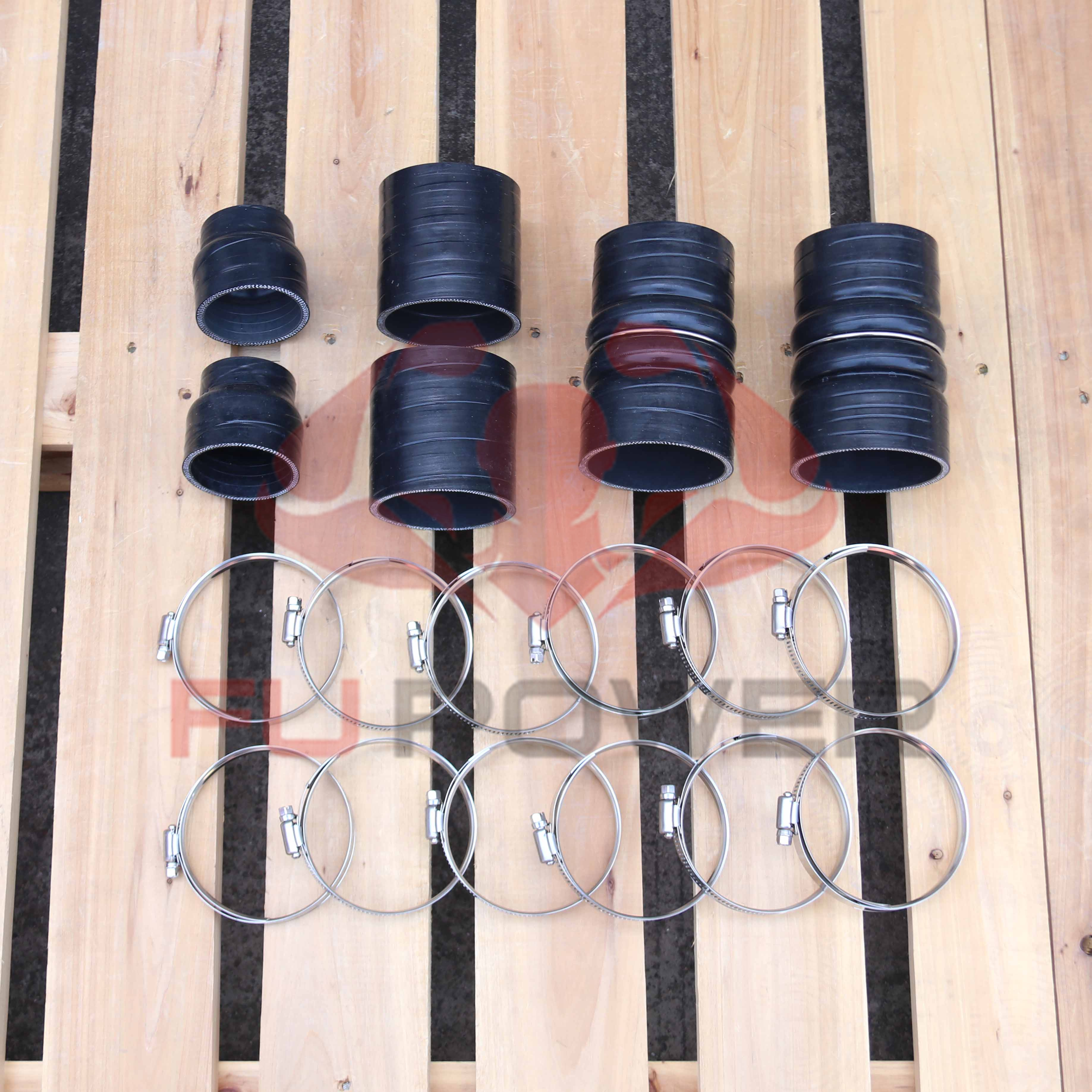 Ford 7.3L Powerstroke Silicone CAC Intercooler Boot Kit Early 1999 ...