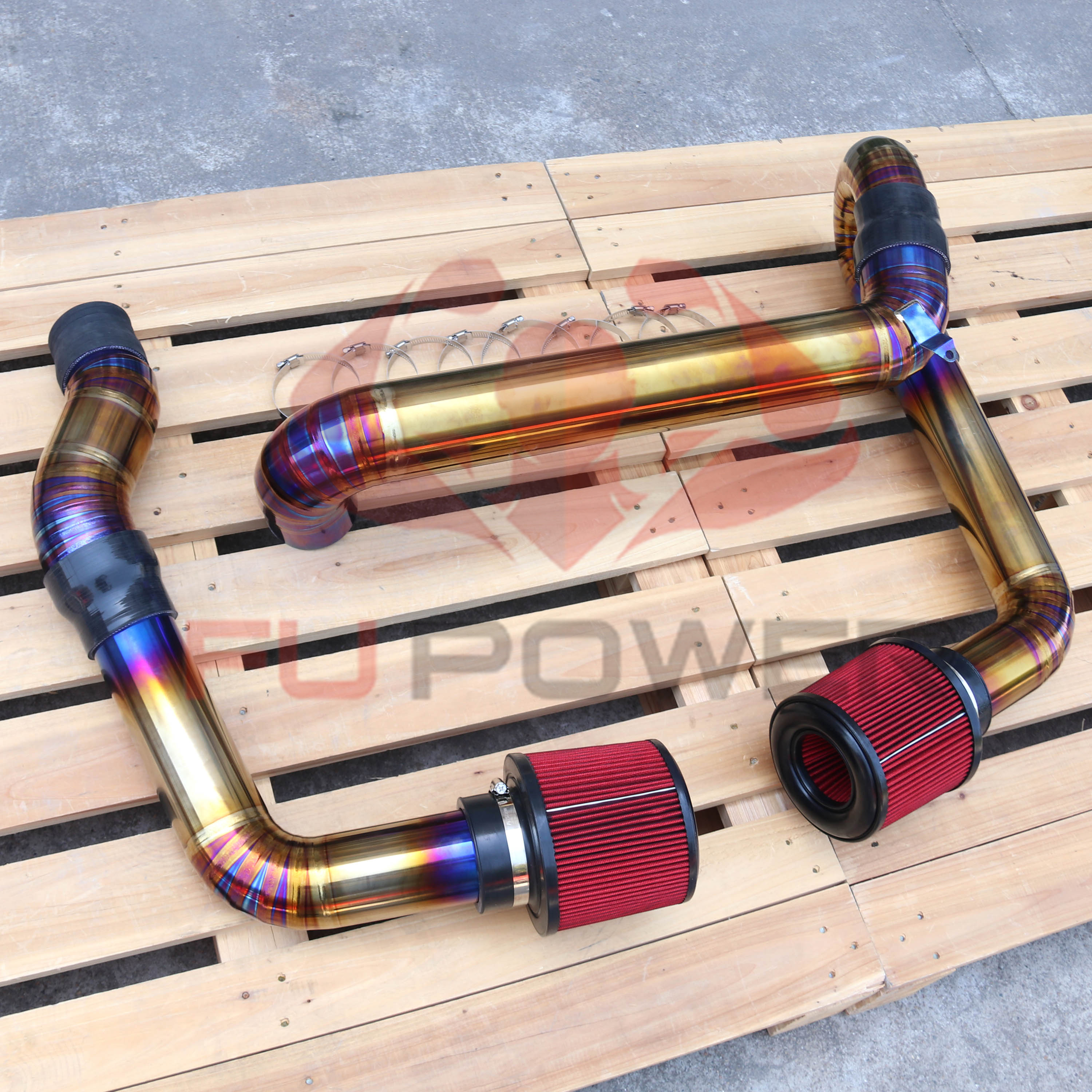 BMW G80 G82 M3 M4 FULL TITANIUM Front Mount Intake Competition S58 ...