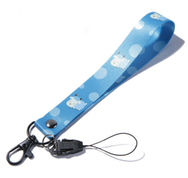 High Quality Carabiner Short Lanyard Keychain Custom Logo Keychain Key ...