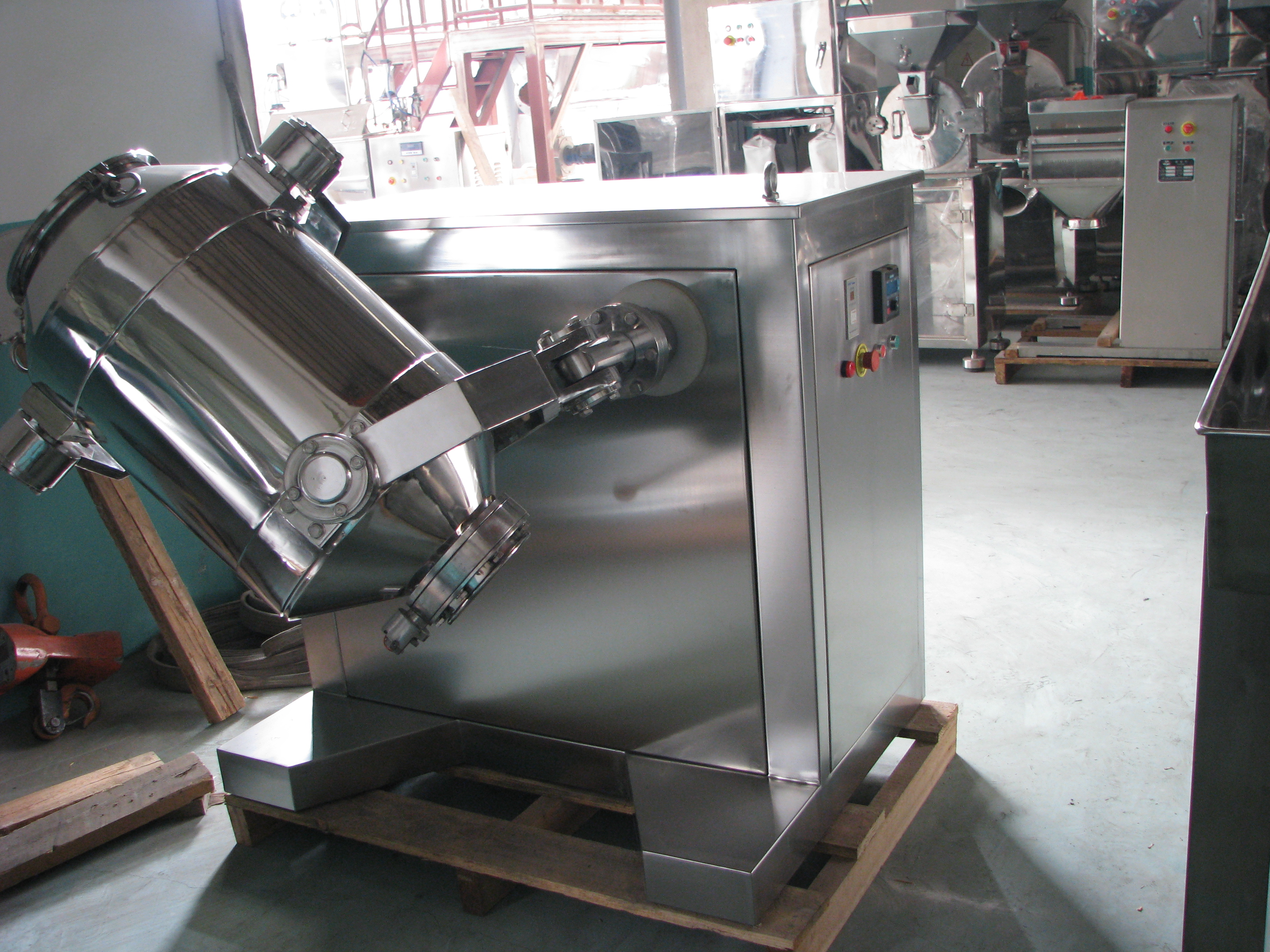 Powder Mixer Machine (three Dimensional Mixer)