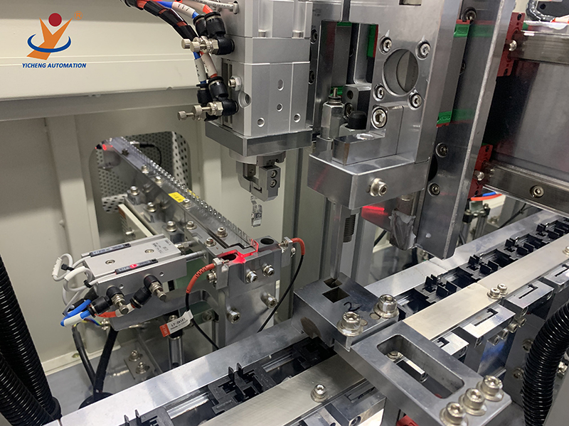 Precision Self Locking Button Socket Automatic Assembly Machine Yicheng Automation