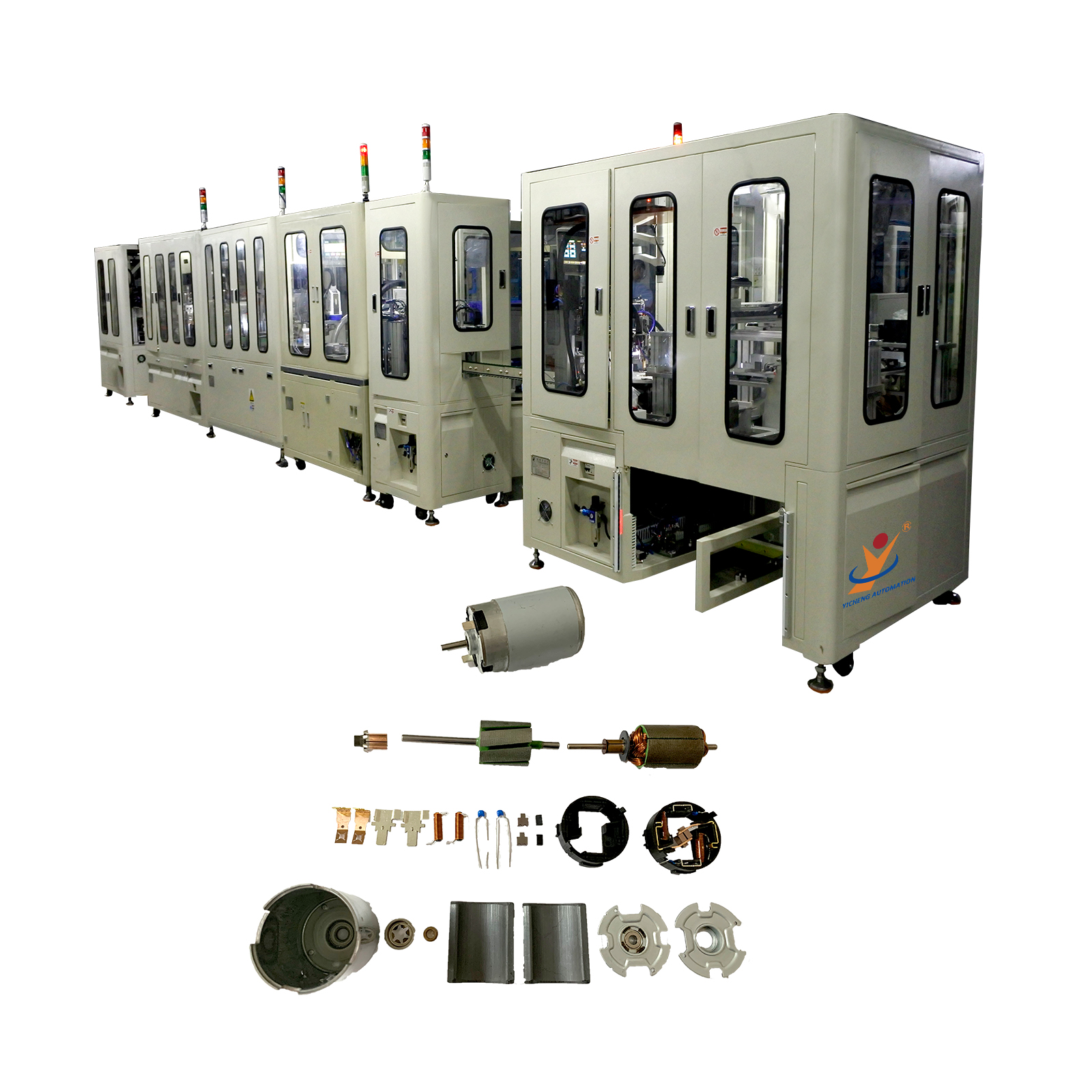 Customized Automation Assembly Machine for EPB Motor Production Line ...