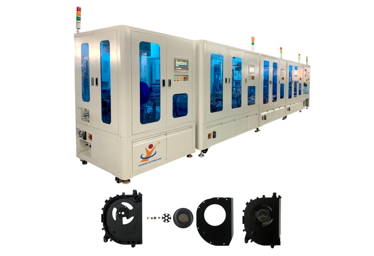 Cooling Fan Automatic Assembly Machine Production Line | Yicheng