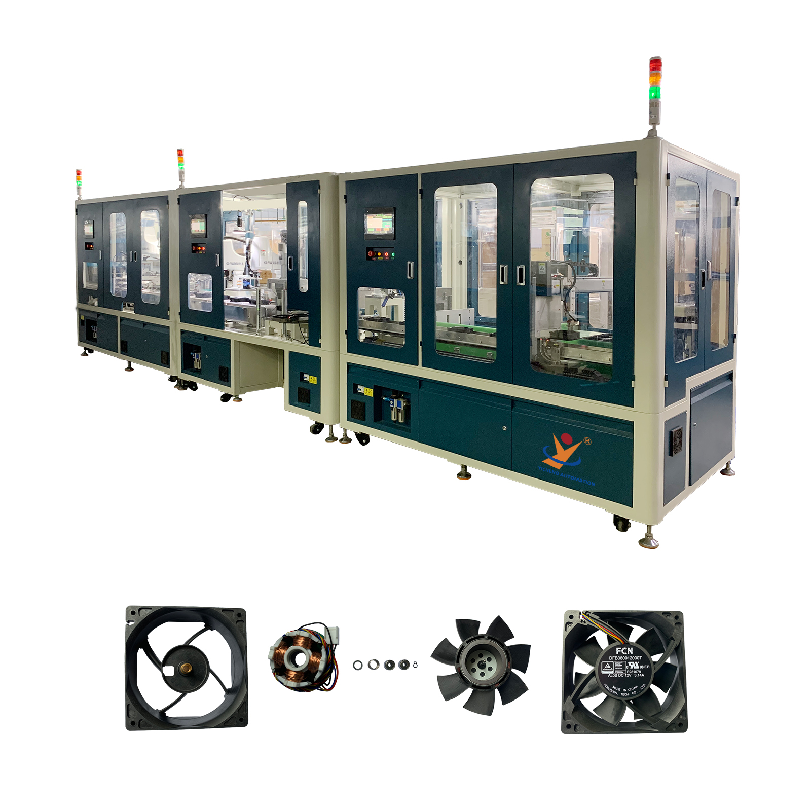 Factory Manufactured Micro Fan Automatic Assembly Machine Production ...