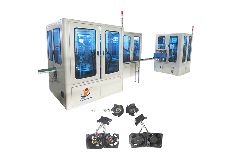 Cooling Fan Production Line Laptop Radiator Automatic Assembly Machine ...