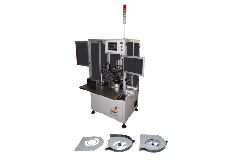 Semi-automation Cooling Fan Frame Ultrasonic Heat-Melt Assembly Machine ...