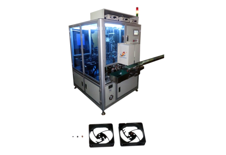 Precision & Efficient Core Assembly Solution Cooling Fan Center ...