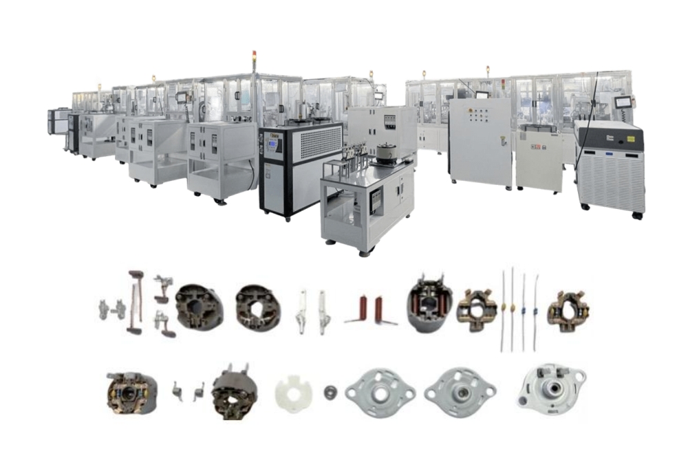 High-Efficiency Automated Production System Smart Motor End Cover ...