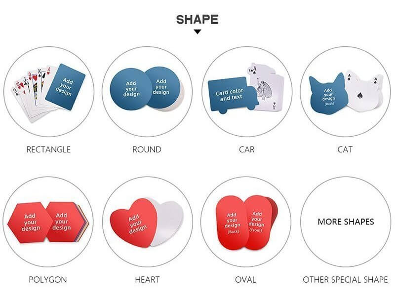 Professional Playing Cards Card Game Printing Painted Edge Cards Deck