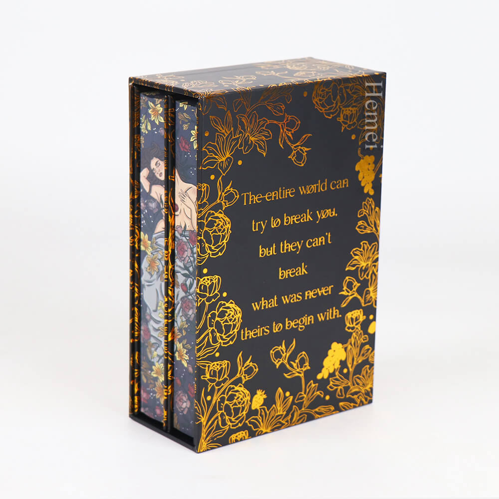 Book Printing Services Custom Sprayed Edges Book Box Novels - Hemei