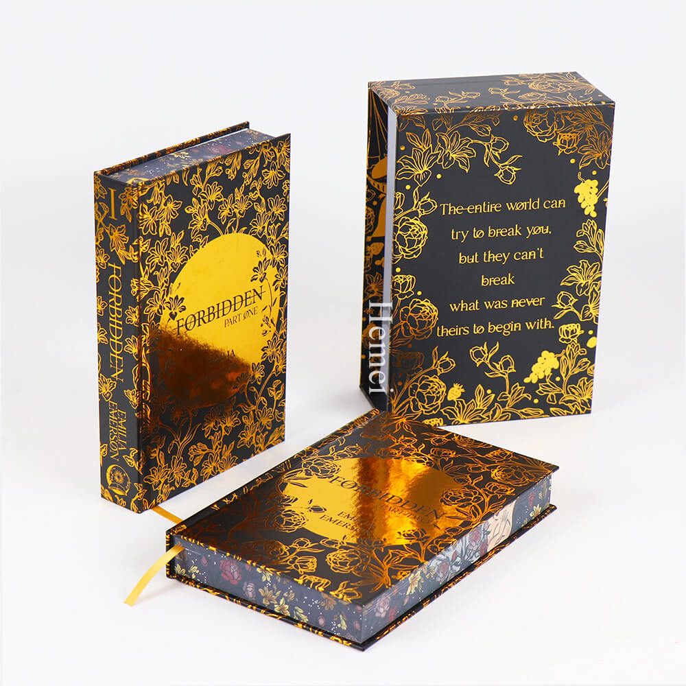 Book Printing Services Custom Sprayed Edges Book Box Novels - Hemei