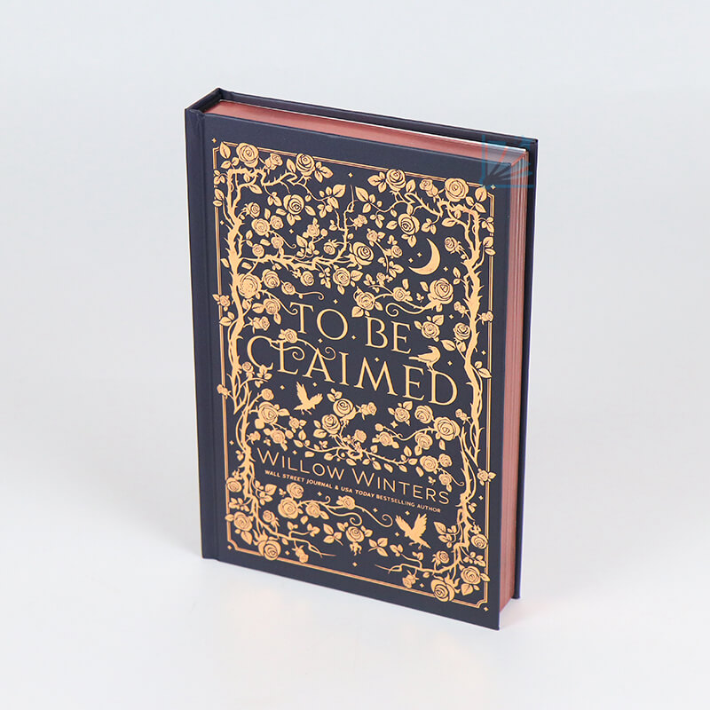 Custom Red Gilding Edges Book with Jacket Self Publishing Books Printing