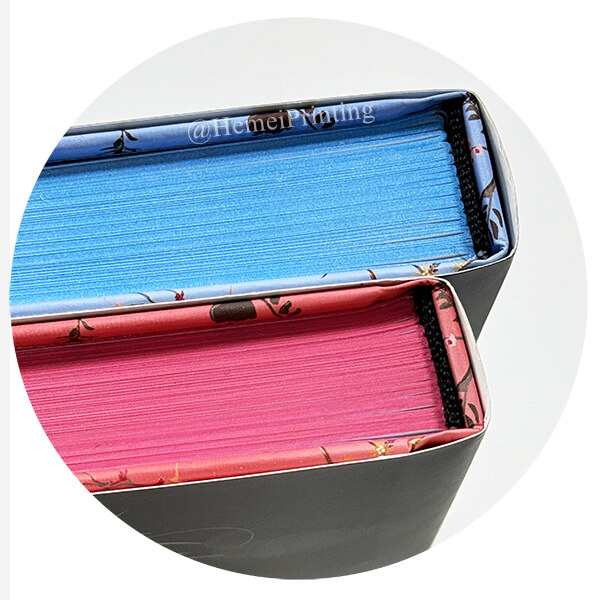 Book Printing Services Custom Sprayed Edges Book Box Novels - Hemei