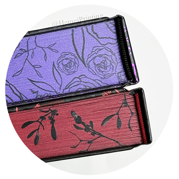 Book Printing Services Custom Sprayed Edges Book Box Novels - Hemei