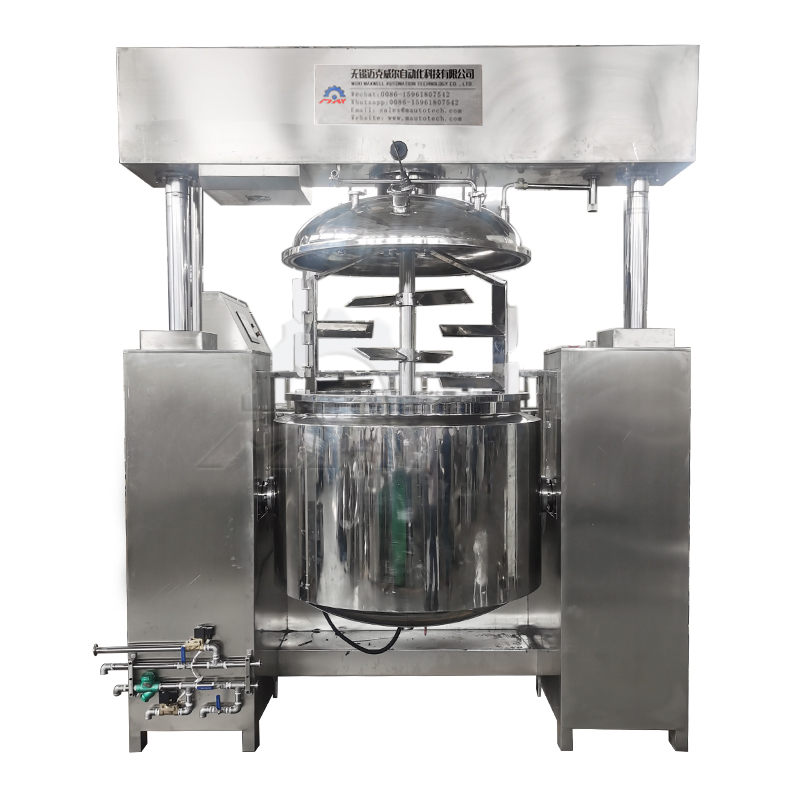 850L Lifting Industrial Vacuum Emulsifying Mixer Machine | Vacuum ...