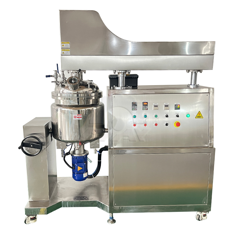 Bottom Homogenizer Vacuum Emulsifying Mixer Machine Vacuum Emulsifier ...