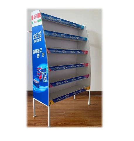 Custom Design Double-sided Light Duty Supermarket Shelves Snack Racks ...