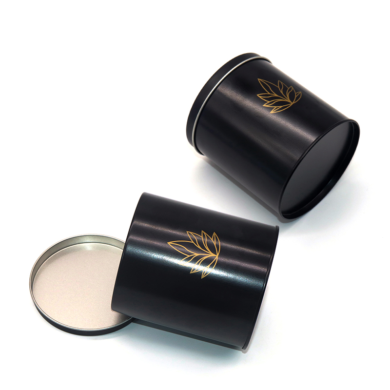 Custom Logo Round Tin Can Containers | XPD