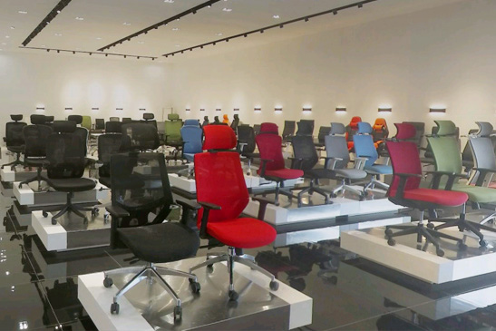 Hands-On Experience: Pakistani Client Tests Ergonomic Chairs During ...