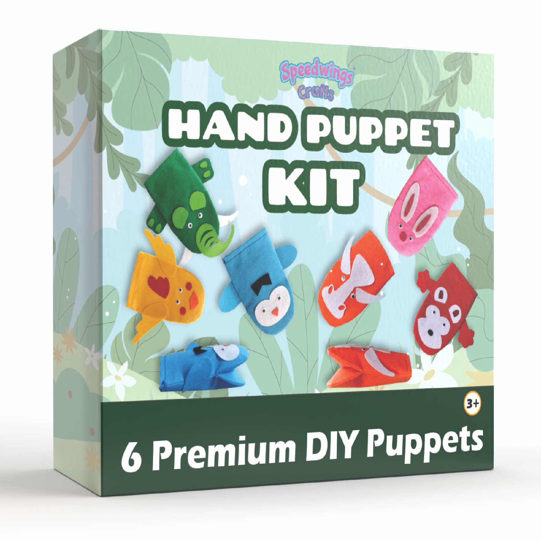 Hand Puppet Animal Craft Kit for Kids