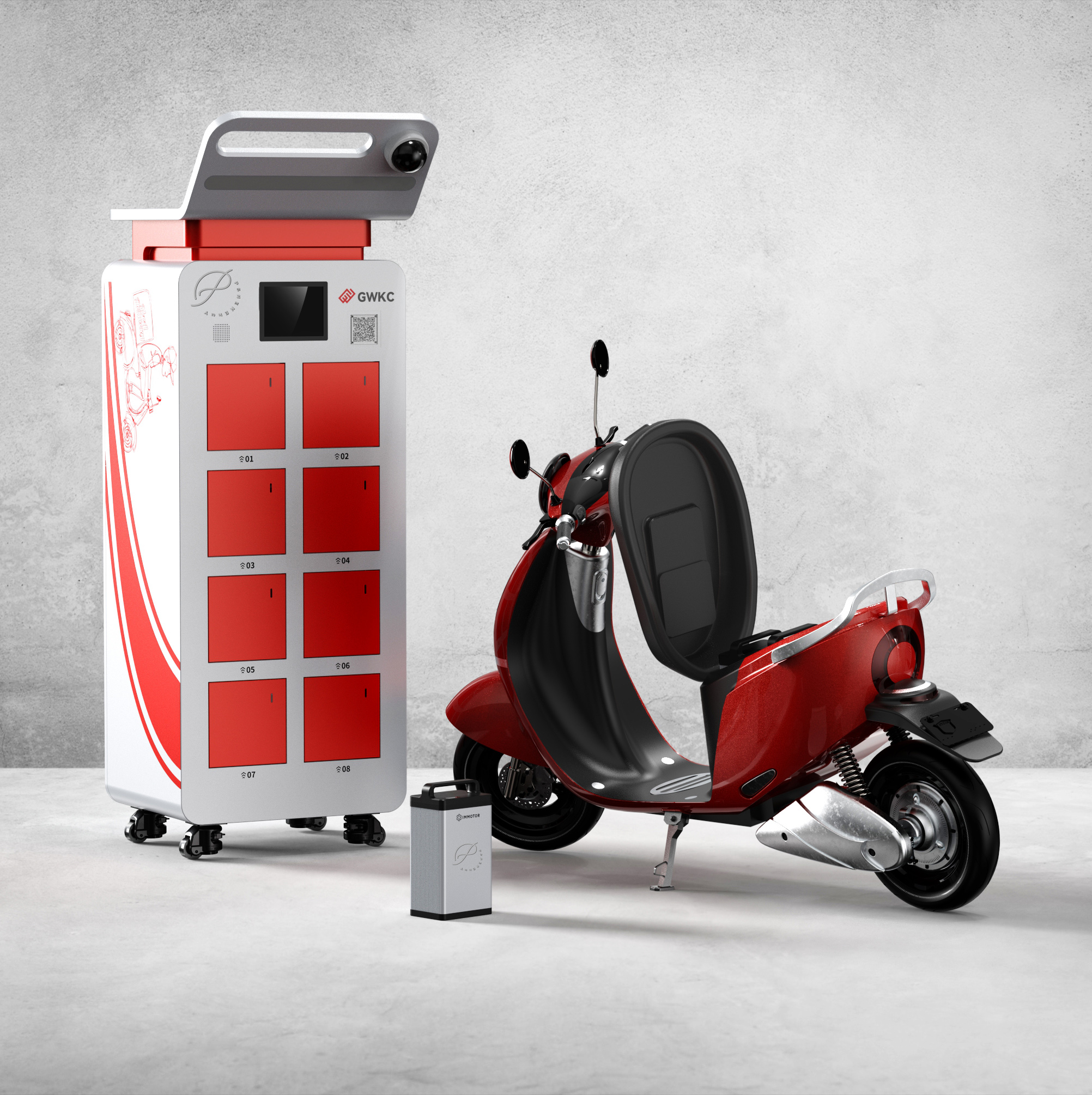 Smart Manage Lithium Battery Swapping Station Electric Two Wheeler ...
