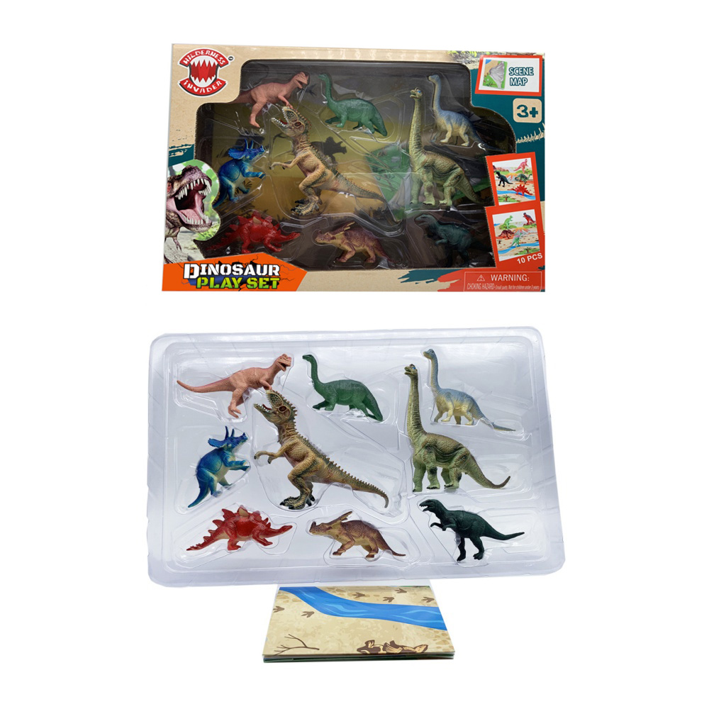 Dinosaur Set 10PCS Realistic Shape Improve Cognition and Recognition ...