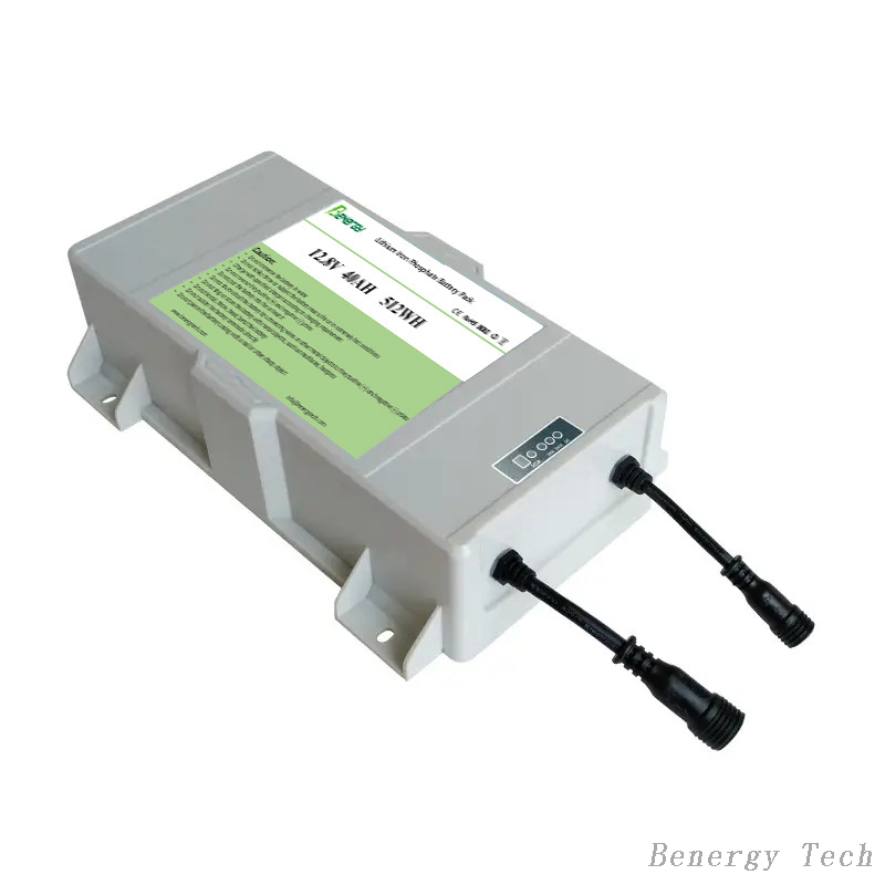 Lifepo4 Packs 12V 40AH Solar Street Light Battery for 20W 30W 60W Solar ...