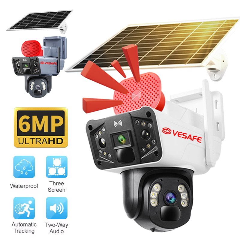 OKAN 6MP Dual Lens 4g Solar Camera - VESAFE