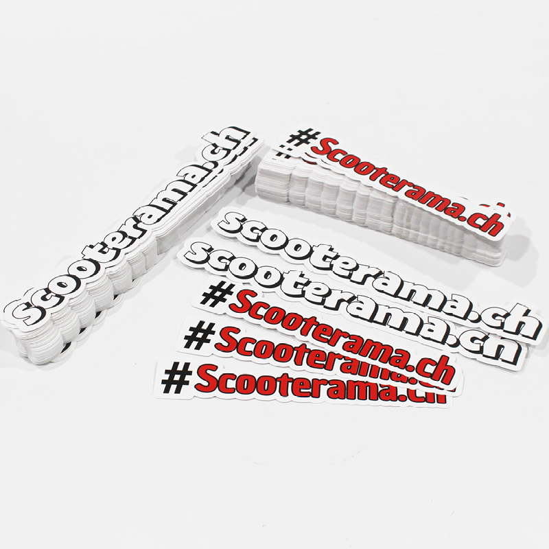 PET Materials, Digital Printing and Gloss Varnishing Custom Stickers | DJB