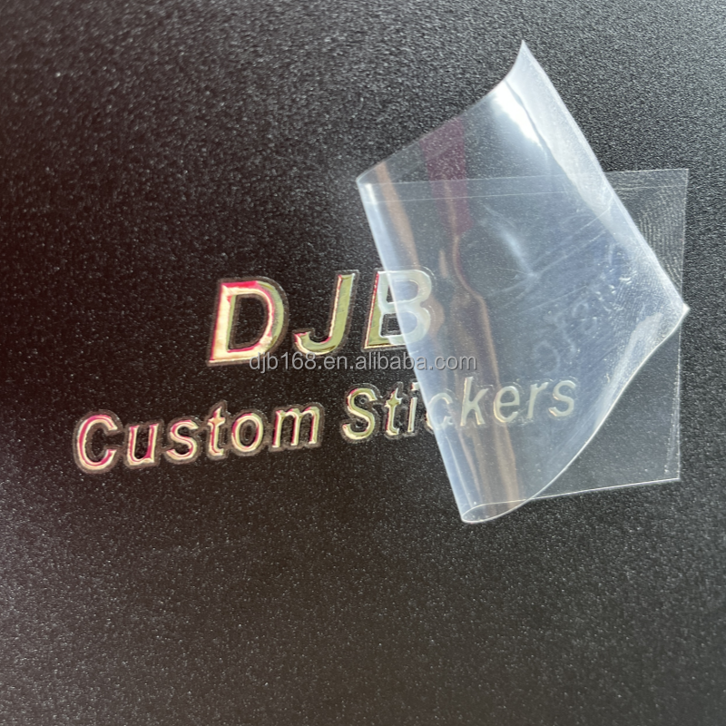 Custom Transfer Stickers Metal Nickel, Embossing Process, Hot Stamping ...