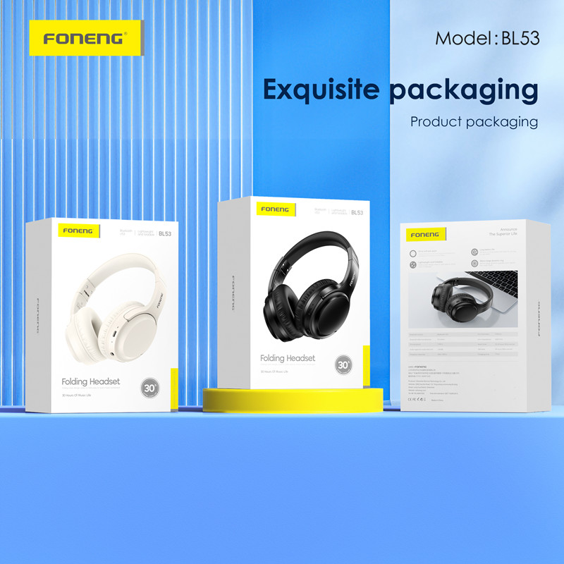 FONENG Foldable Buletooth Headset Wireless Sports Headphones BL53 - FONENG