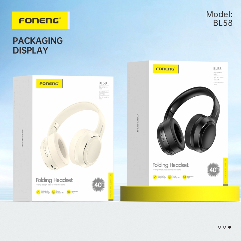 FONENG Wholesale Bluetooth Foldable Headphone BL58 | FONENG