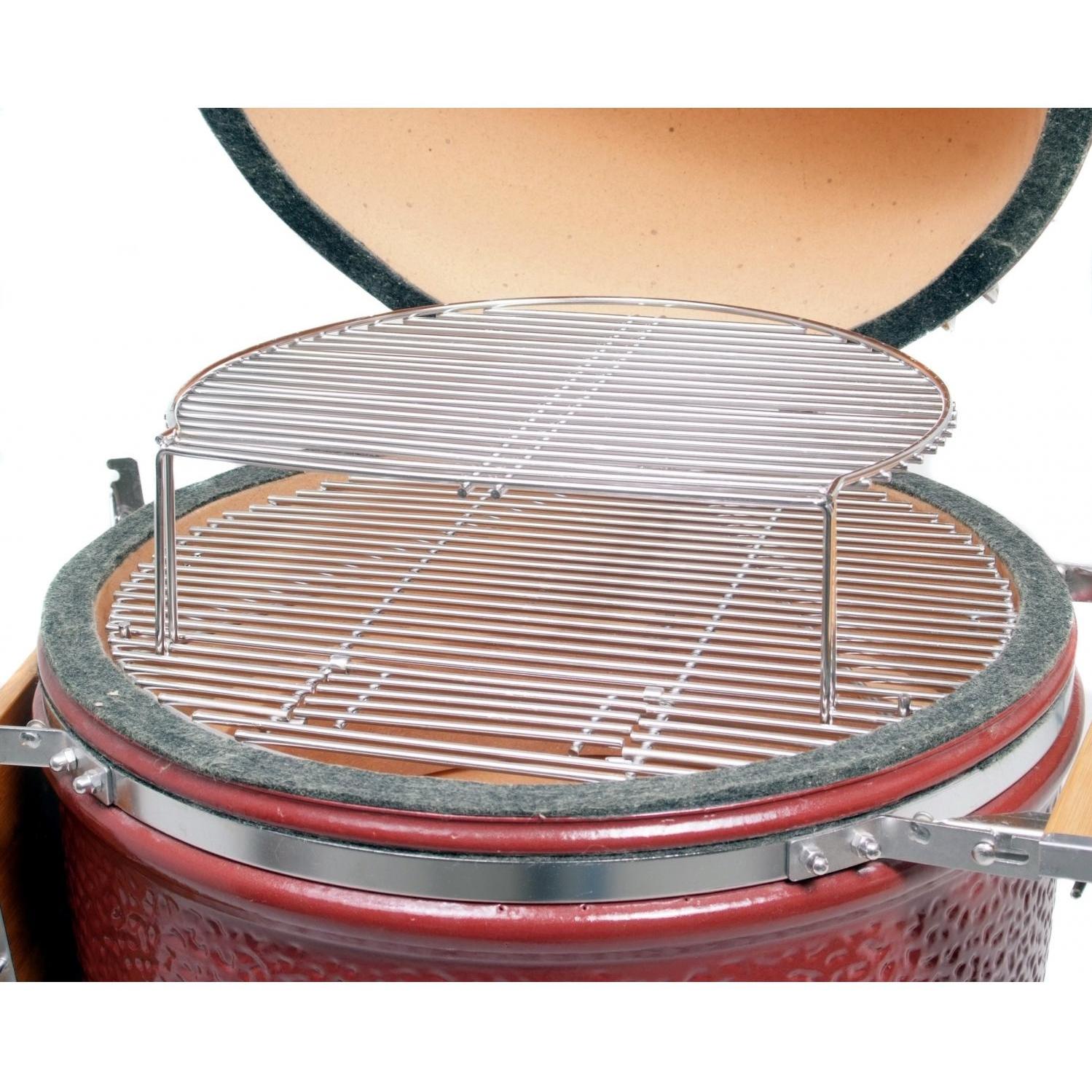 MCD Stainless Steel Outdoor Products Grill Extender for Kamado Bbq ...