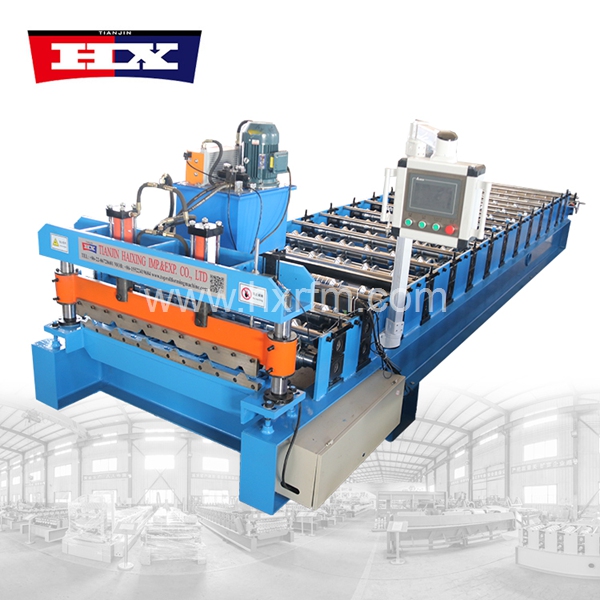 Fiches de toiture de profil trapézoïdal Machine | Haïx