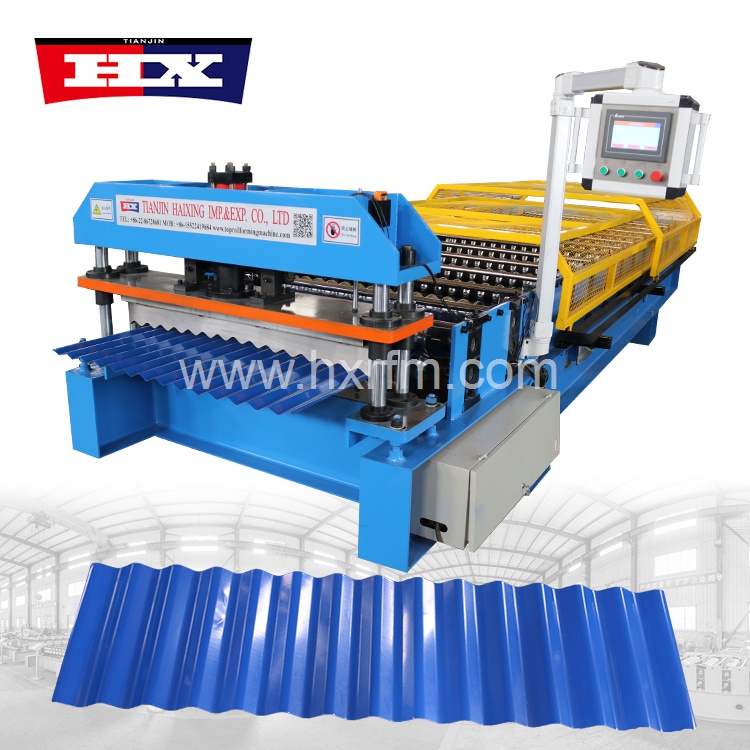 Corrugated Metal Roofing Roll Forming Machine | HAIXING