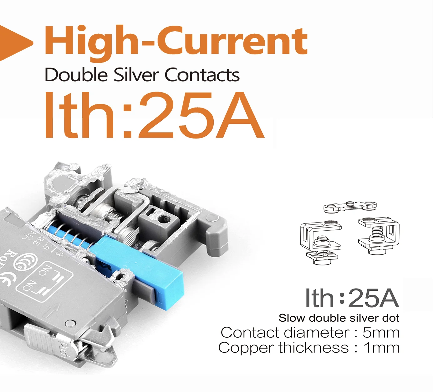 Customization 22mm Plug-in Fast Connection Quick Plug Terminal Safety ...