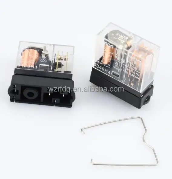 Customization Pcb Relay Base 12a 14f-1z-a1x 5 Pin Miniature Relay Socket