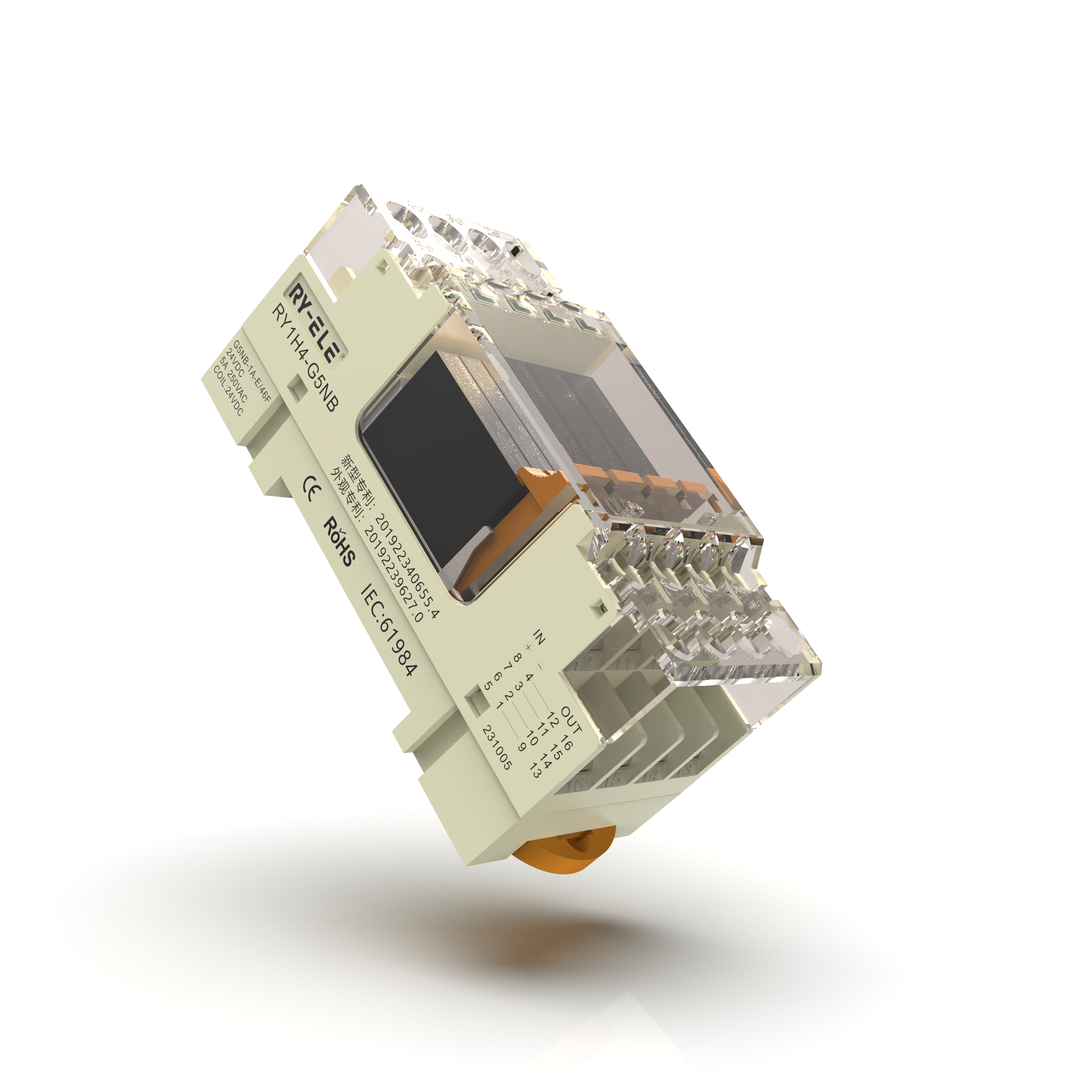 Customization Industrial Relay Socket With The Original Relay Ry1h4 ...