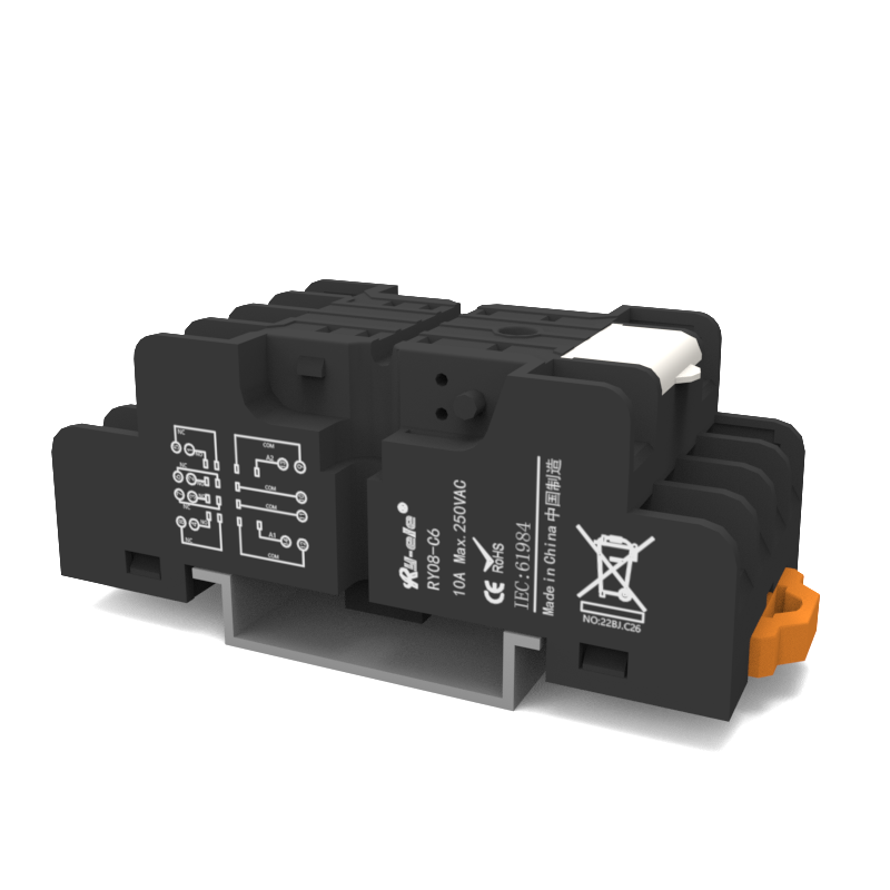 12A 250VAC 8PIN Relay Base RY08-C6 Fabricante de los productos de ...