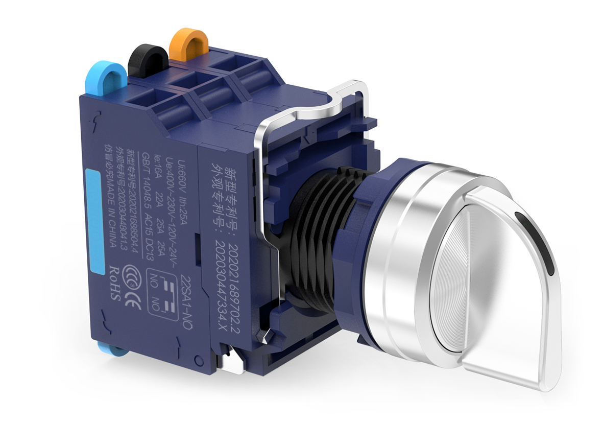 15A Fast Inserting Connection SA1 Series Illuminated Rotary Selector ...