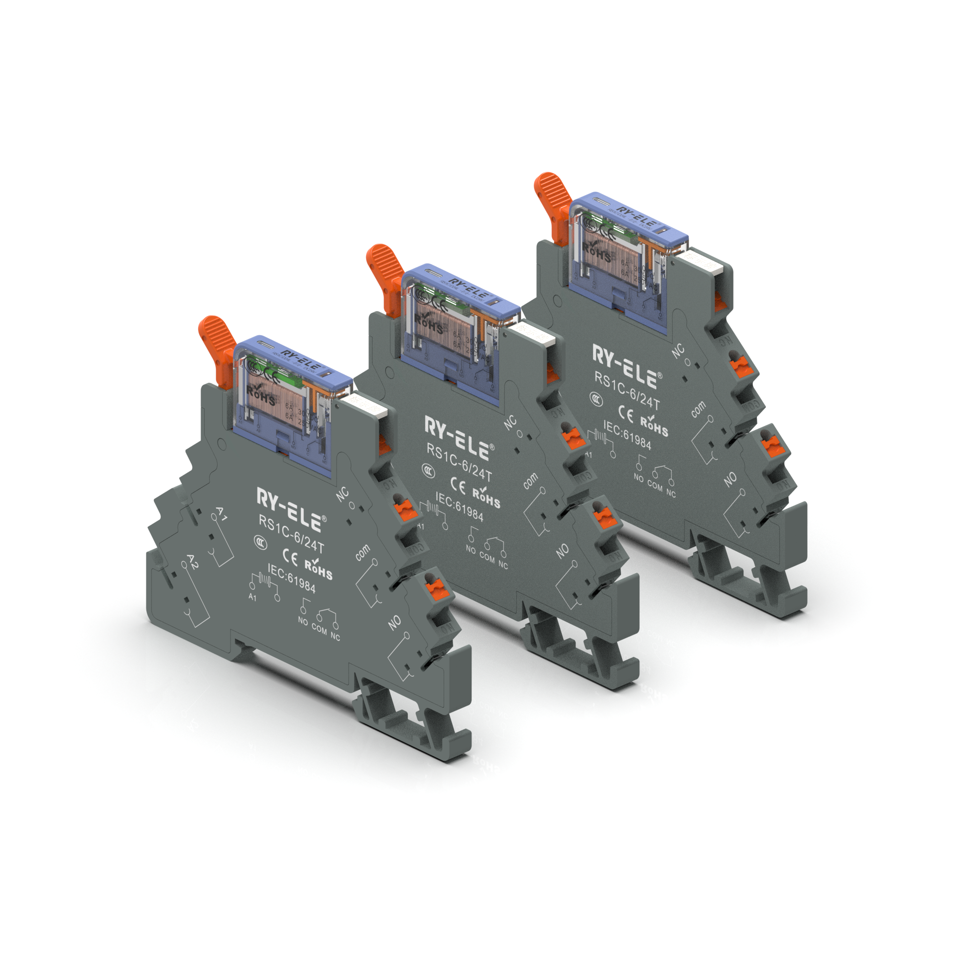 6-24V Slim Relay Module with 6A Current RS1C-D6/24T RY-ELE ...