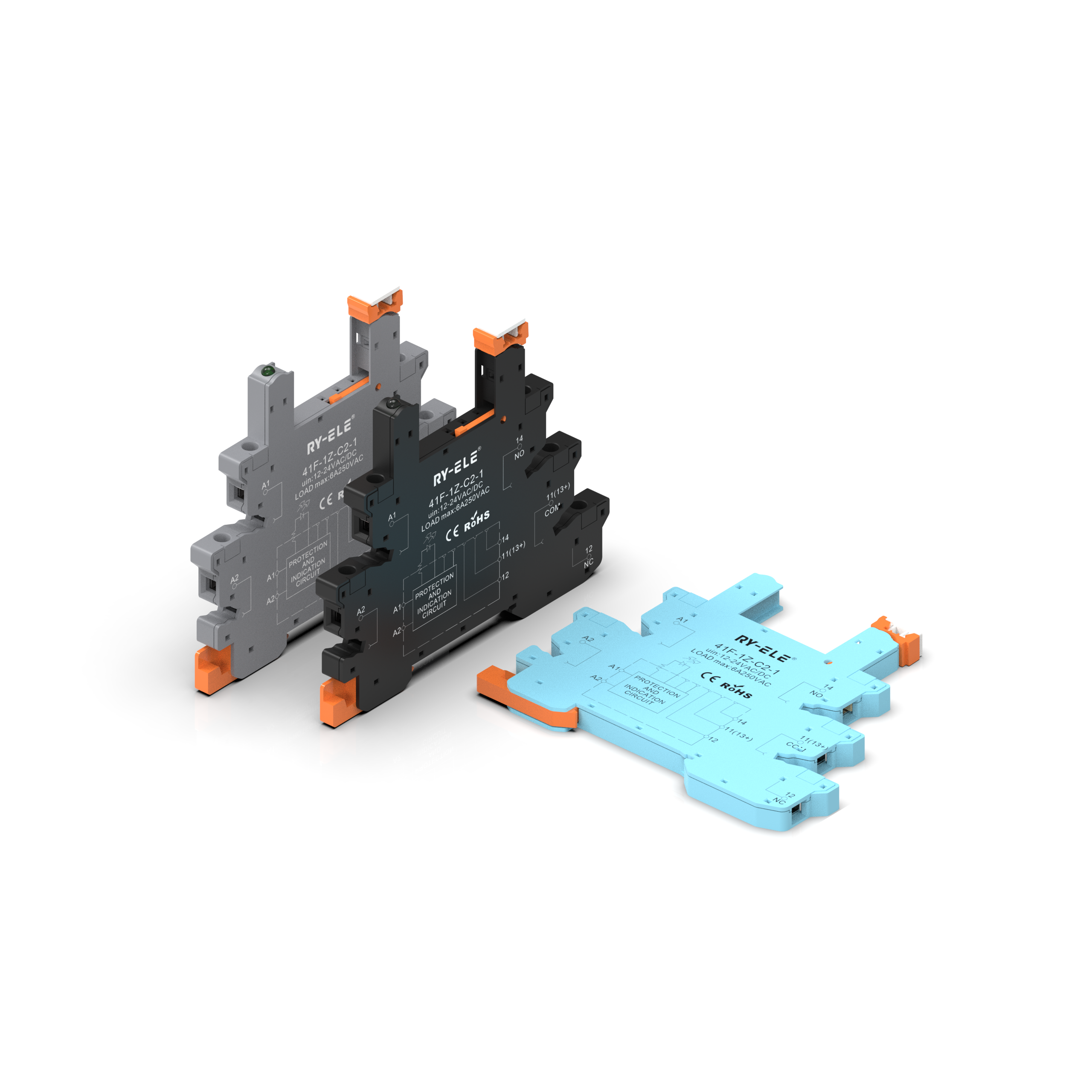 Screw Type PLC 6.22mm Thickness Slim Relay Socket OEM & ODM | RY-ELE