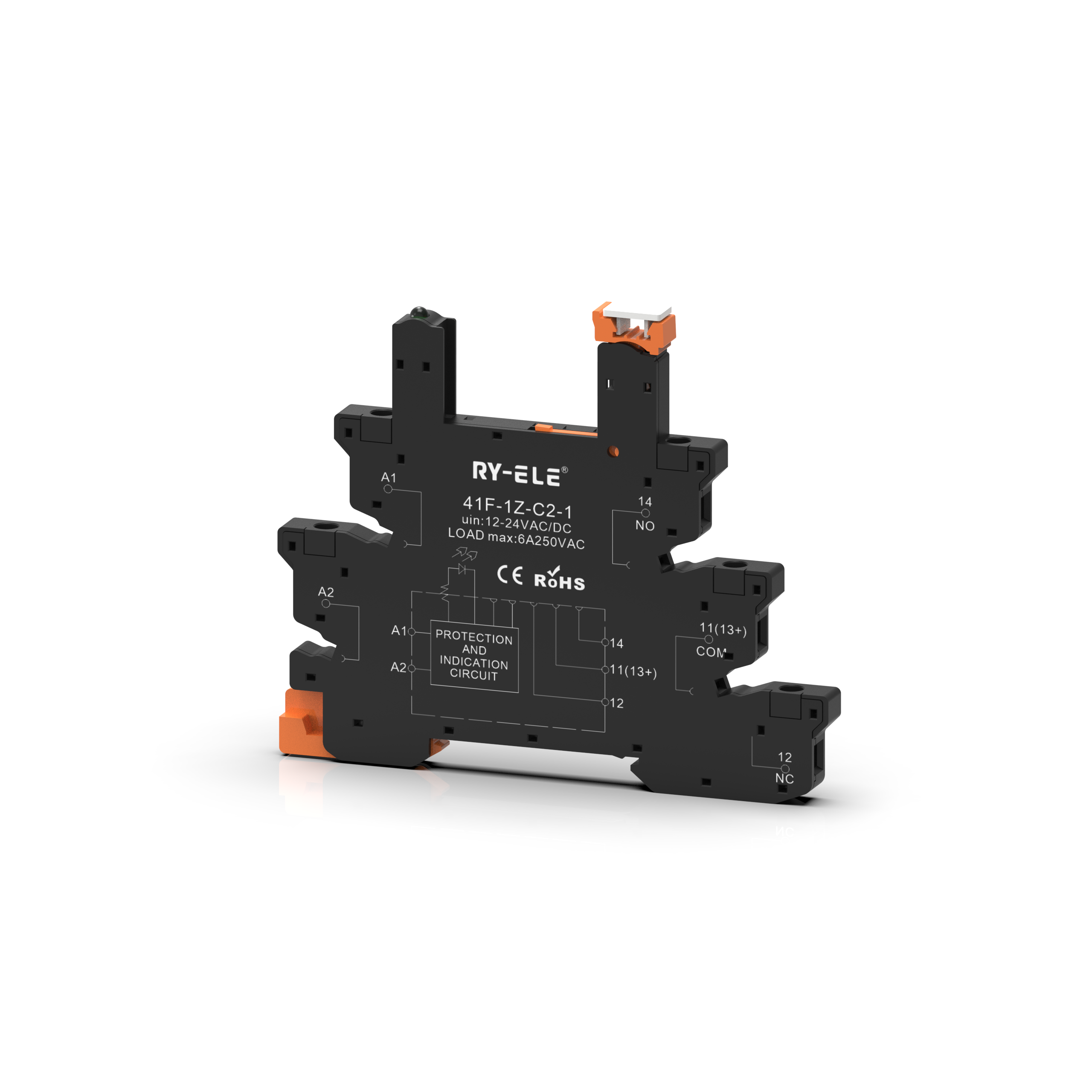 Screw Type PLC 6.22mm Thickness Slim Relay Socket OEM & ODM | RY-ELE