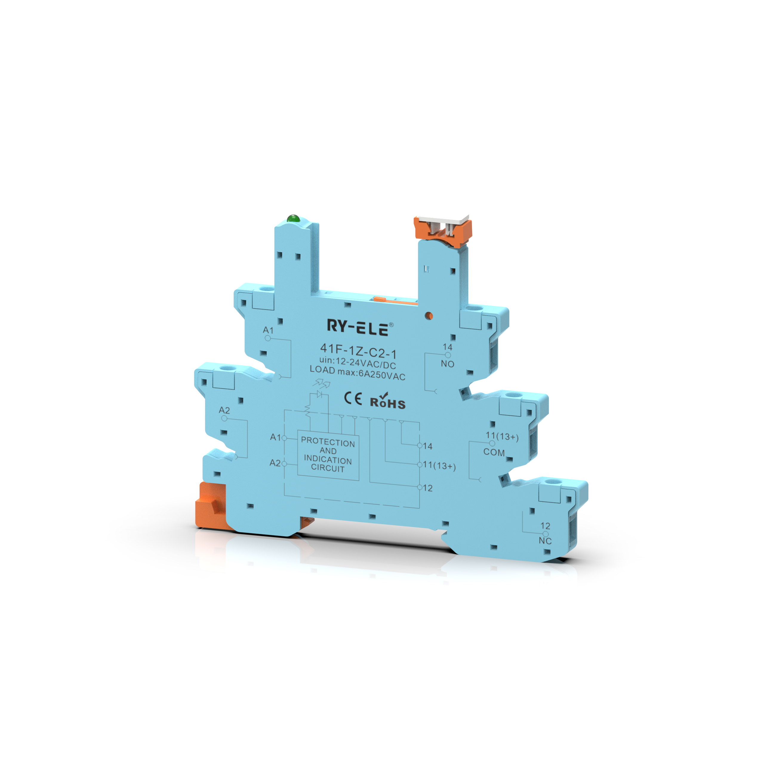 Screw Type PLC 6.22mm Thickness Slim Relay Socket OEM & ODM | RY-ELE