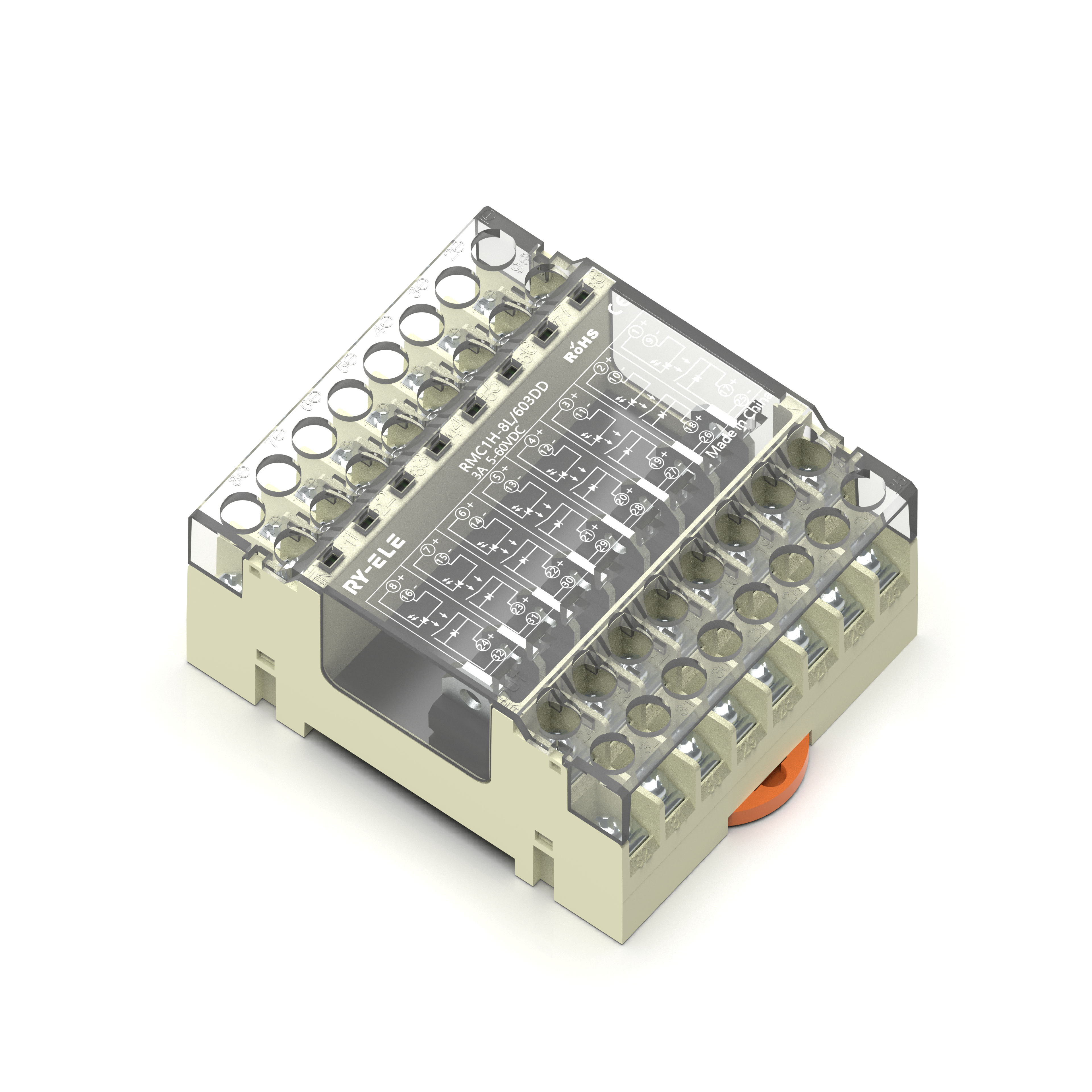 3A 250VAC/30VDC Solid State Relay Module RMC1H-L/603AA RY-ELE | RY-ELE